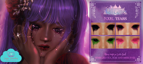 Second Life Marketplace - Emotional Circus - Pixel Tears / Makeup and ...